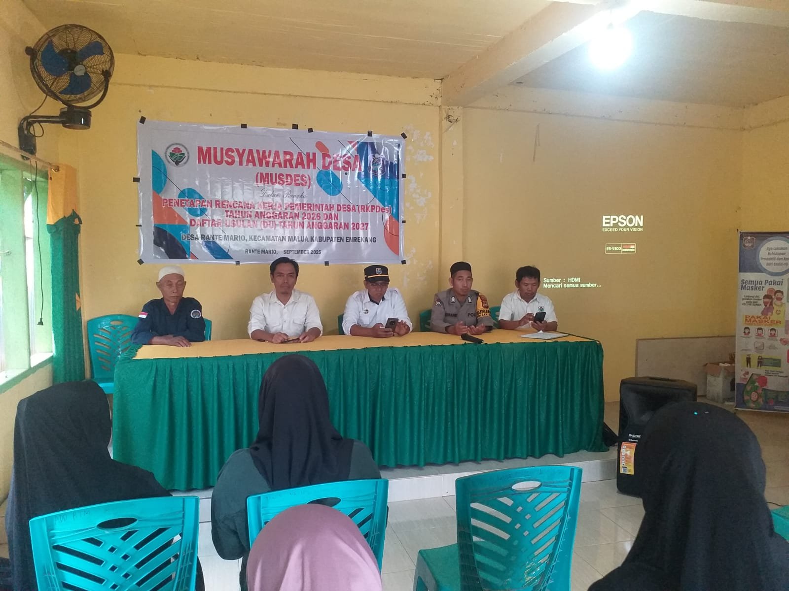 BHABINKAMTIBMAS MENGHADIRI MUSREMBANG PEMBAHASAN DAN PENYEPAKATAN ...